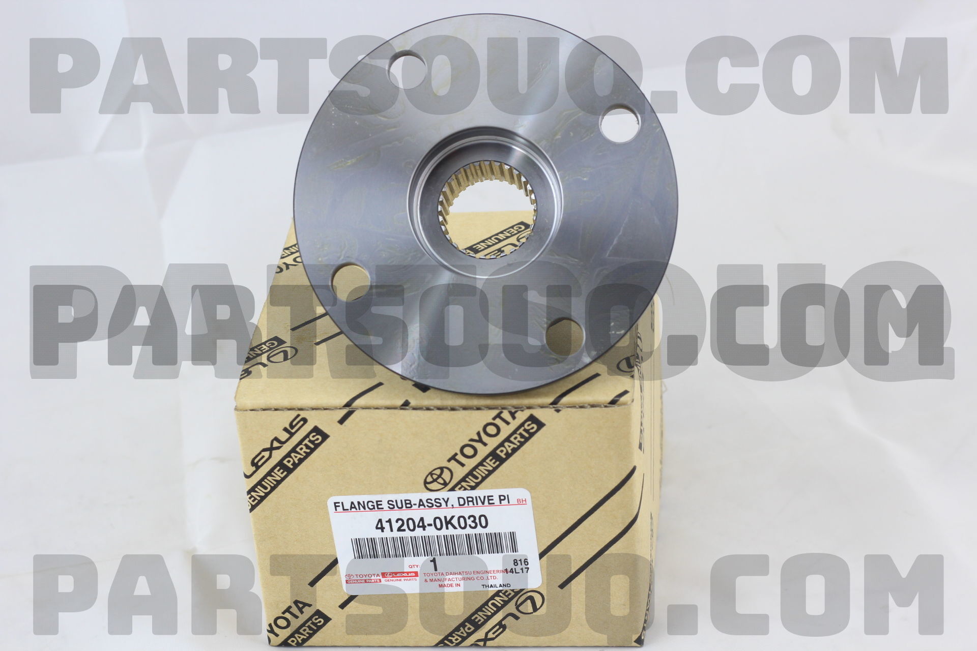 FLANGE SUB-ASSY, FRONT DRIVE PINION COMPANION, FRONT 412040K030 ...